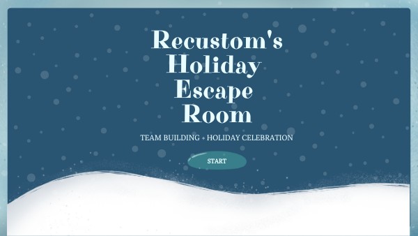 Holiday Escape Room