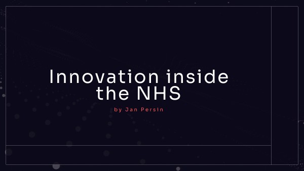 Copie - innovation in the NHS | Genially