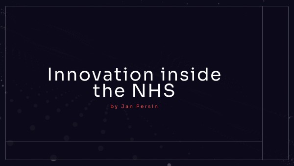 innovation in the NHS | Genially