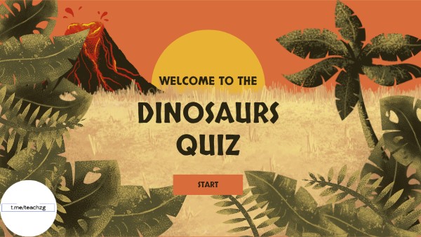 DINOSAURS QUIZ | Genially