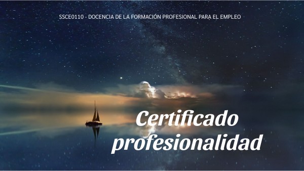 presentacion certificado profesional | Genially