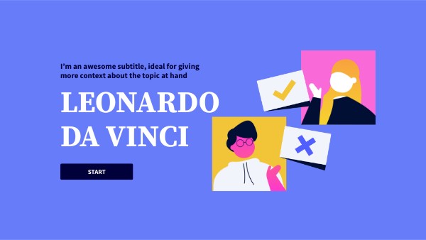 quiz su leonardo da vinci | Genially