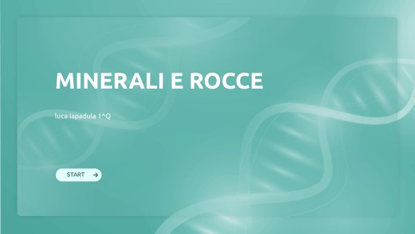 minerali e rocce