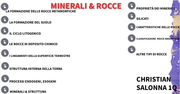 Rocce e minerali