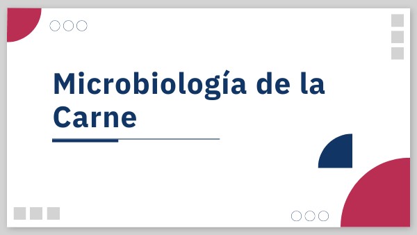 MICROBIOLOGÍA DE LA CARNE | Genially