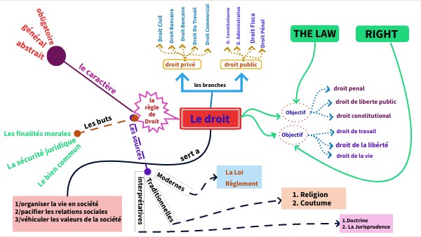 Carte mentale schéma vertical | Genially