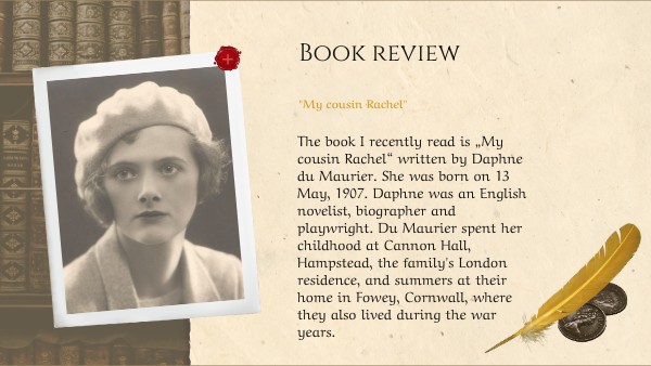 My cousin Rachel | Genially