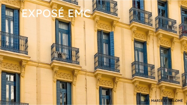 Exposé EMC | Genially