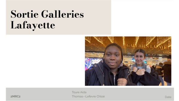 Aida, Chloé galleries Lafayette | Genially