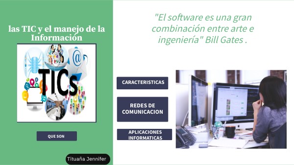 las tics y el uso de la informacion | Genially