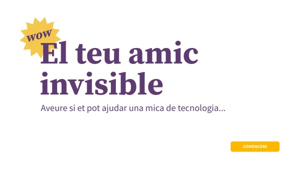 Amic invisible | Genially