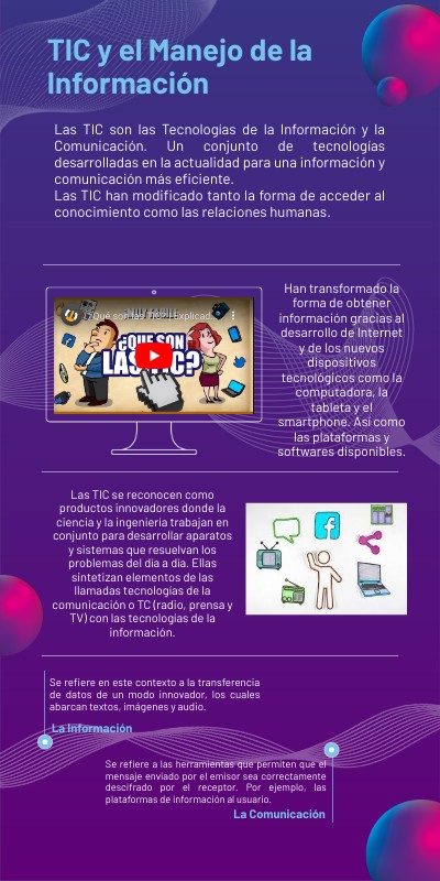 TIC Y EL MANEJO DE LA INFORMACIÓN | Genially