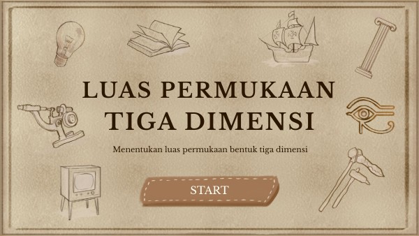 Luas Permukaan Tiga Dimensi