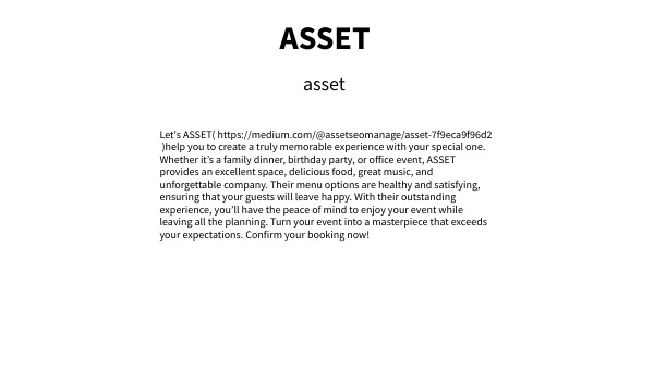 ASSET