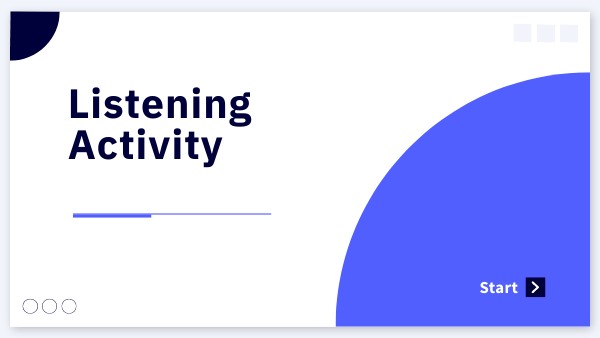 Listening Activity | Genially
