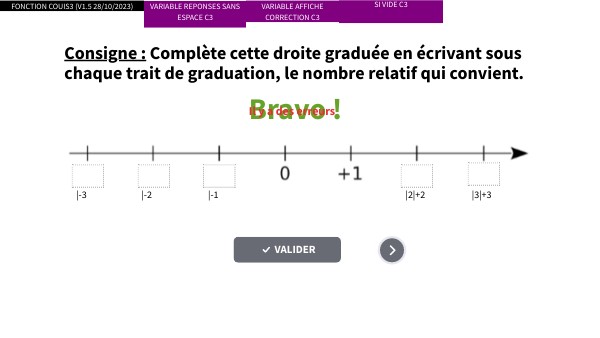 Compléter des droites graduées | Genially