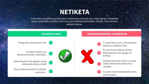 Infografia netiketak | Genially