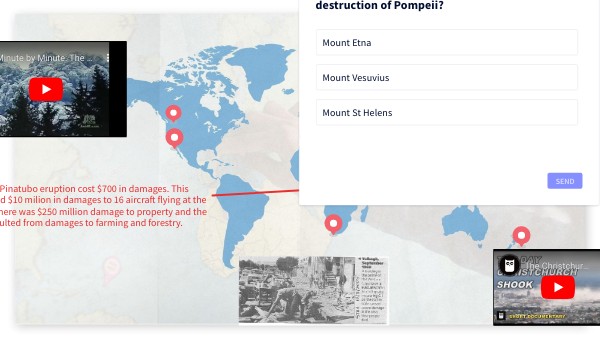School world map | Genially