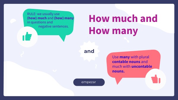 how much and how many | Genially