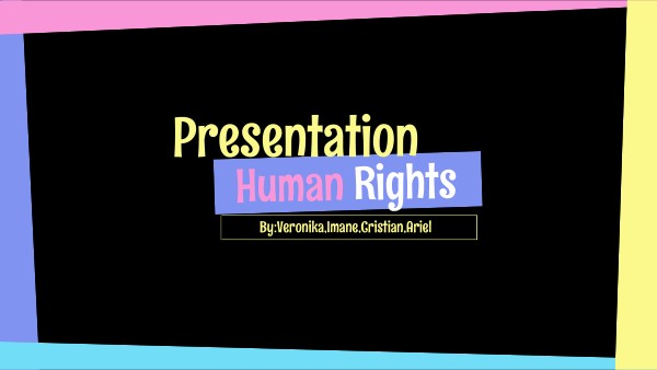 Human rights | Genially