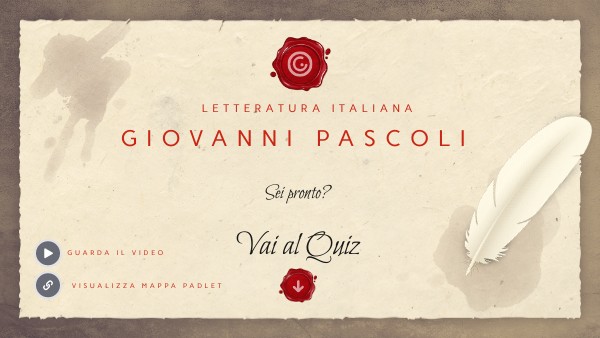 Quiz di Letteratura Italiana | Genially
