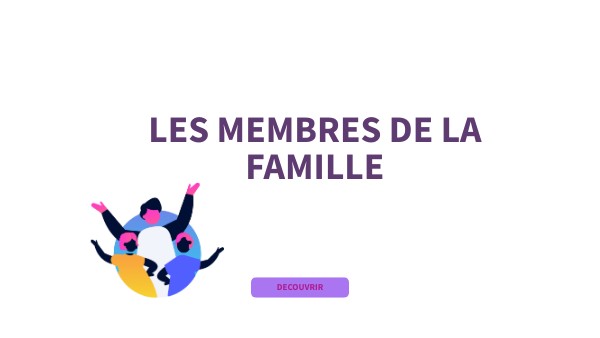 les membres de la famille | Genially