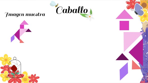 tangram de caballo