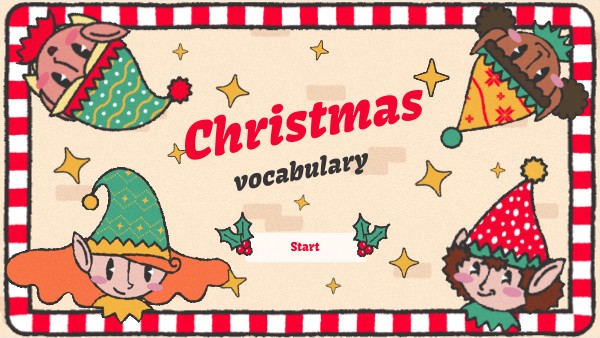 CHRISTMAS VOCABULARY ACTIVITY | Genially