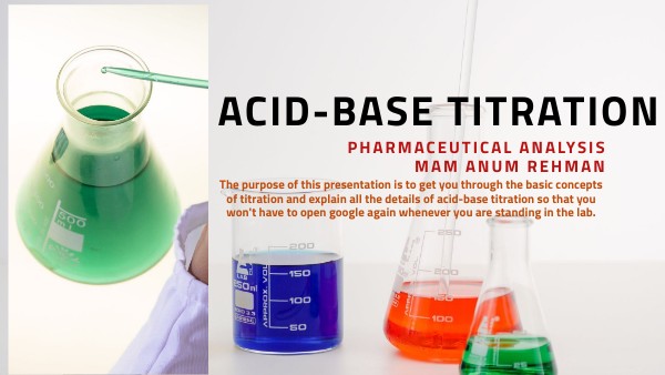 ACID-BASE TITRATION | Genially