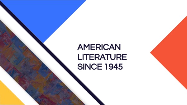 American Literature after 1945 - Week 2 | Genially
