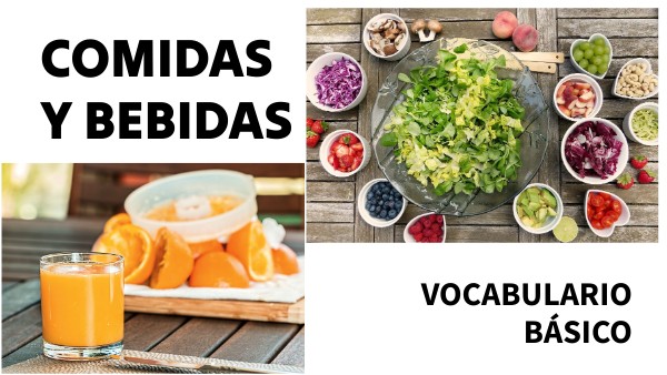 Vocabulario Comidas y bebidas | Genially
