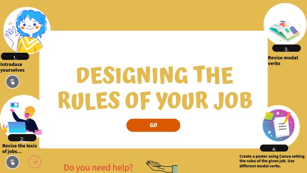 DESIGN THE RULES OF YOUR JOB | Genially