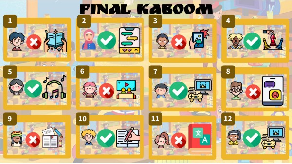 KIDS CAN 3. UNIT 3. FINAL KABOOM