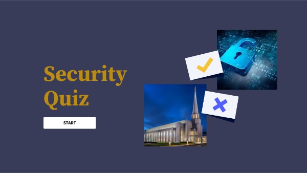 Communication Security quiz | Genially