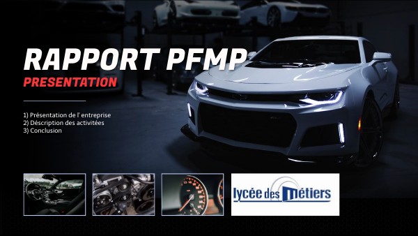 RAPPORT PFMP PRESENTATION | Genially