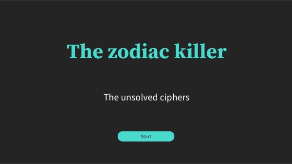 Zodiac killer