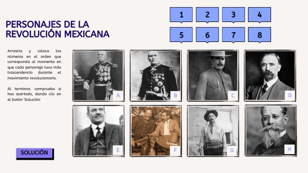 Personajes de la revolución mexicana