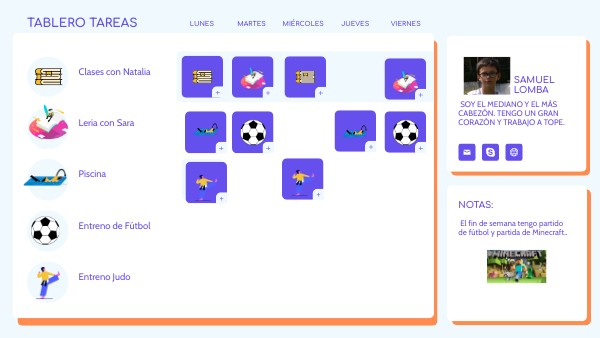TABLERO TAREAS | Genially