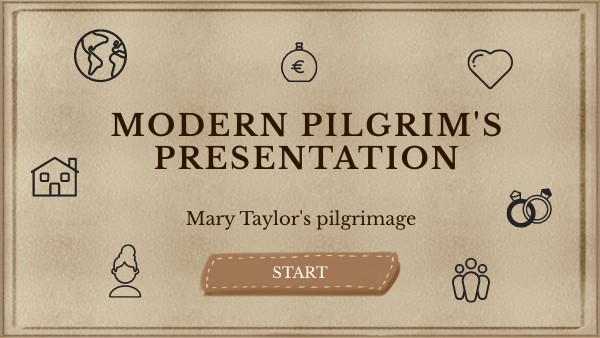 Modern pilgrim's presentation | Genially