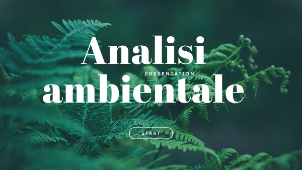 Analisi ambientale | Genially