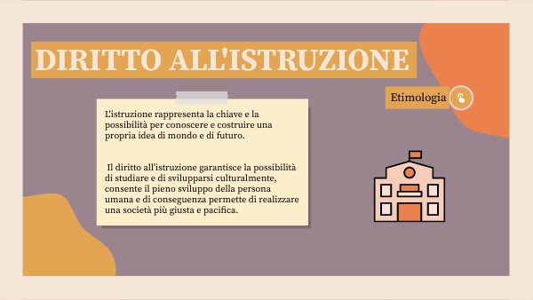 DIRITTO ALL'ISTRUZIONE | Genially