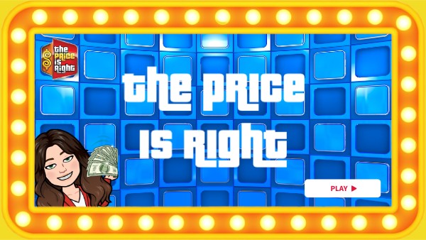 THE PRICE IS RIGHT