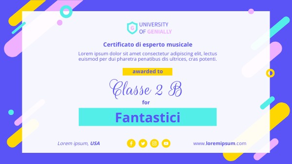 COLORS CERTIFICATE | Genially