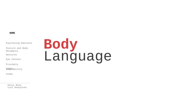 Body Language | Genially