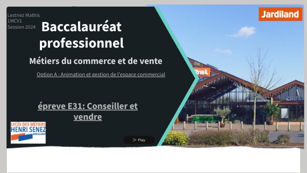 Diapo E31 Vente/Conseil | Genially