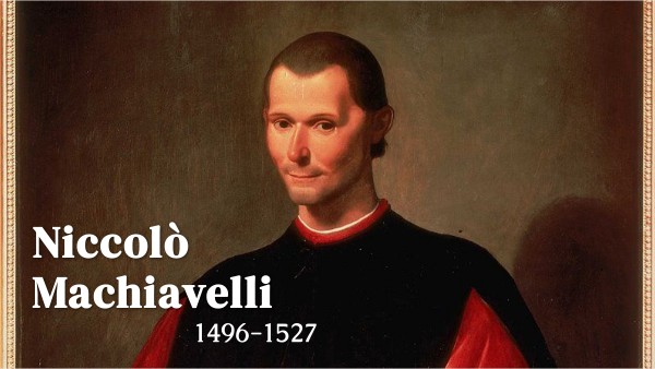 Niccolò Machiavelli