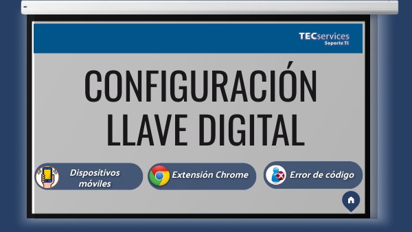 Configuración llave Digital