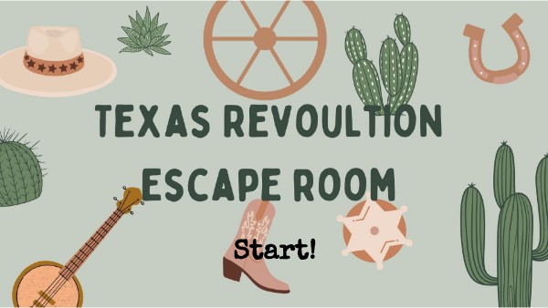 Texas Revolution Escape Room #2