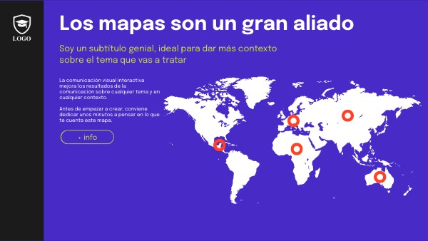 Mapa interactivo horizontal | Genially