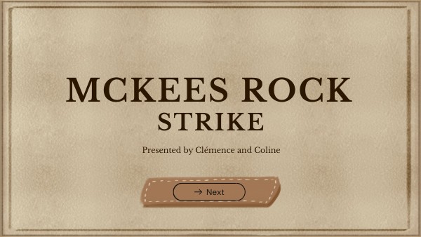 McKees Rock Strike